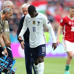 Ousmane Dembele could be out for four months as Barcelona confirm knee ...