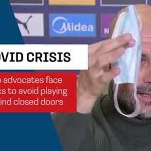 Pep Guardiola advocates masks to avoid playing behind closed doors ...