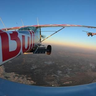 Discovery to air world-first as skydivers aim to switch planes mid ...