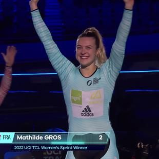 How Mathilde Gros became sprint queen at Track Champions League ...