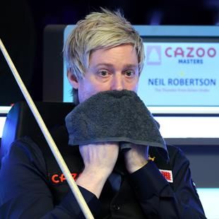 Neil Robertson 'struggling so much physically' due to illness in ...