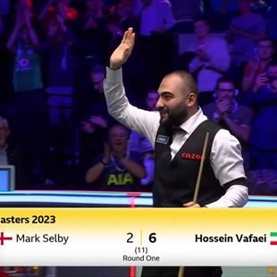 'Inspired' Hossein Vafaei knocks out Mark Selby at 2023 Masters, through to quarter-finals ...