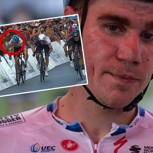 Fabio Jakobsen smashes face first into spectator’s phone in 'very ...