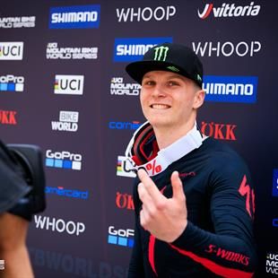 UCI Downhill World Cup: British sensation Jordan Williams, 18, wins on ...