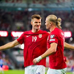 Euro 2024: Erling Haaland double fires Norway to first win as Moldova ...