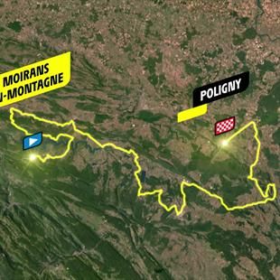 Tour de France 2023 Stage 19 profile and route map: Moirans-en-Montagne ...