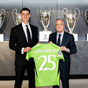 Kepa Arrizabalaga in 'one of best moments of career' after joining Real ...