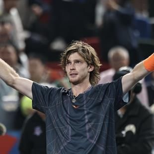 Andrey Rublev reaches Shanghai Masters final with victory over friend Grigor Dimitrov to set up ...