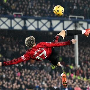 Everton 0-3 Manchester United: Alejandro Garnacho's overhead stunner ...