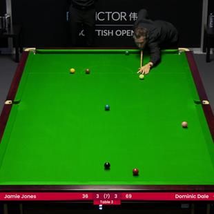 Watch as Dominic Dale wins match with unbelievable fluke at Scottish ...