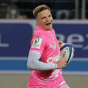 Leo Barre scores sublime try for Stade Francais against Leicester in ...