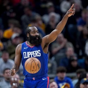 James Harden hits snow angel celebration after inspiring LA Clippers to ...