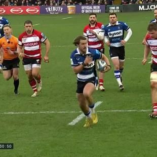 ‘Magnificent score’ - Tom de Glanville exchanges passes before dashing ...