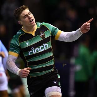 Tommy Freeman opens scoring for Northampton Saints with try after 64 ...