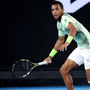 Felix Auger-Aliassime wins opening point against Daniil Medvedev in blockbuster clash at ...