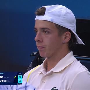 Australian Open: 'Nice moment' - Holger Rune sprints off court mid ...