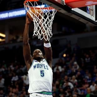 NBA: Anthony Edwards makes sensational dunk off backboard to inspire ...