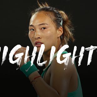 Qinwen Zheng v Oceane Dodin - Australian Open highlights - Tennis video - TNT Sports