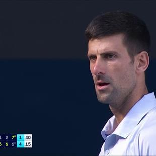 Novak Djokovic offers the umpire a cup of tea in tense moment in semi ...