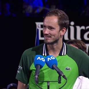 Australian Open: 'You deserve it' - Daniil Medvedev gracious in defeat ...