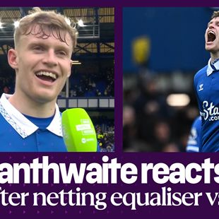 Jarrad Branthwaite delighted as first goal of season seals Everton ...