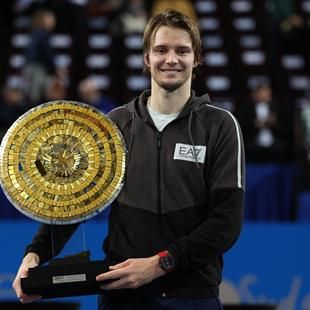 Alexander Bublik comes from behind to beat Borna Coric and claim second Montpellier title in ...