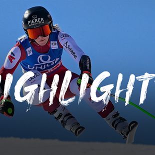 Watch highlights as Conny Huetter secures downhill globe with win at Saalbach - Alpine Skiing ...