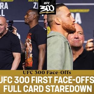 Watch - Full set of first face-offs at UFC 300 - Mixed Martial Arts ...