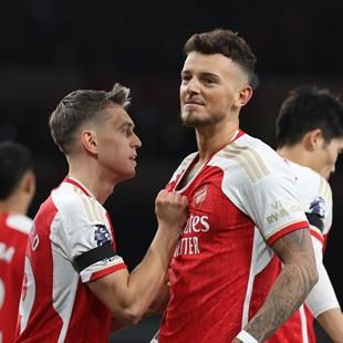 Ben White scores 'wonderfully composed' goal to double Arsenal's lead ...