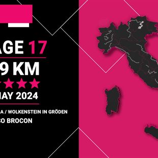 Giro d'Italia 2024 Stage 17 profile and route map: Selva di Val Gardena ...