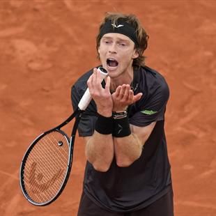 French Open: 'Frustration and Fury!' - Andrey Rublev 'completely loses ...
