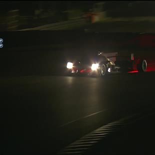 Le Mans: Tyre rolls down track as Crowdstrike Racing car left limping ...