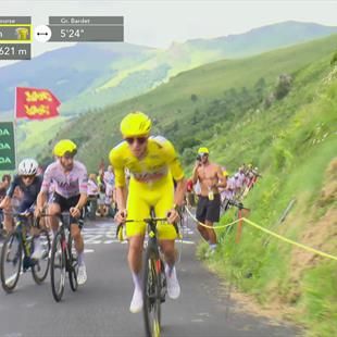 Tadej Pogacar launches big attack on Puy Mary at Tour de France as ...