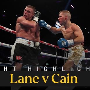 Highlights as Andrew Cain stops Ashley Lane to win bantamweight title ...