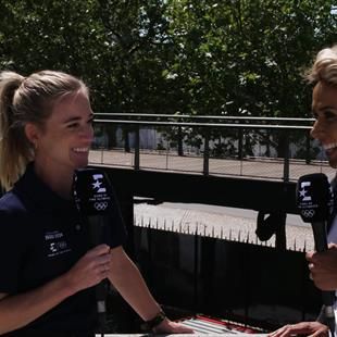 Paris 2024 - Kelly Holmes with Rachel talks about Keely H - Olympics ...