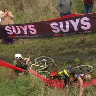 Highlights as Lars Van Der Haar wins Exact Cross Beringen, Eli Iserbyt and Ryan Kamp face off ...