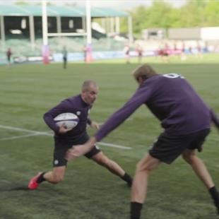 ‘He’s done him!’ – Watch as Crouchy and Cole’s tackling ability is put ...