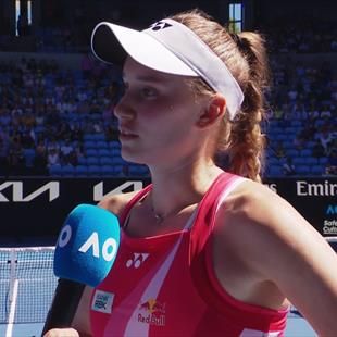 'Pretty happy' Elena Rybakina serves her way into the second round at ...