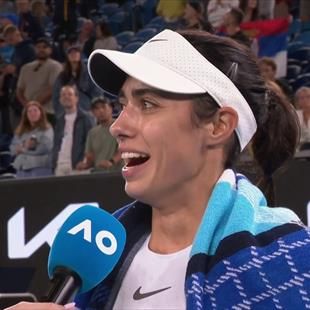 Olga Danilovic 'super happy' after recording upset win over Jessica ...