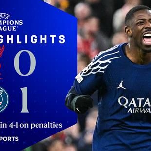 Liverpool 0-1 Paris Saint-Germain (1-1 agg, PSG 4-1 on pens): Champions ...