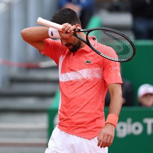 Novak Djokovic beaten by Alejandro Tabilo in straight sets in first match of Monte Carlo Masters ...