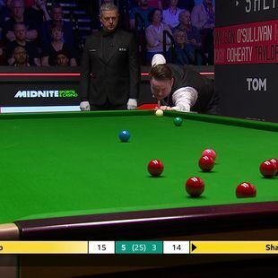 World Championship 2025: Shaun Murphy pots two reds with one shot ...
