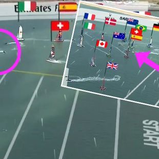 Watch as 'rogue' spectator boat sparks shock 'pile-up' with SailGP ...