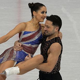 Team GB's Lilah Fear and Lewis Gibson qualify fourth for free dance to ...