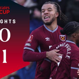Highlights: Crysencio Summerville steps up for Hammers against battling ...