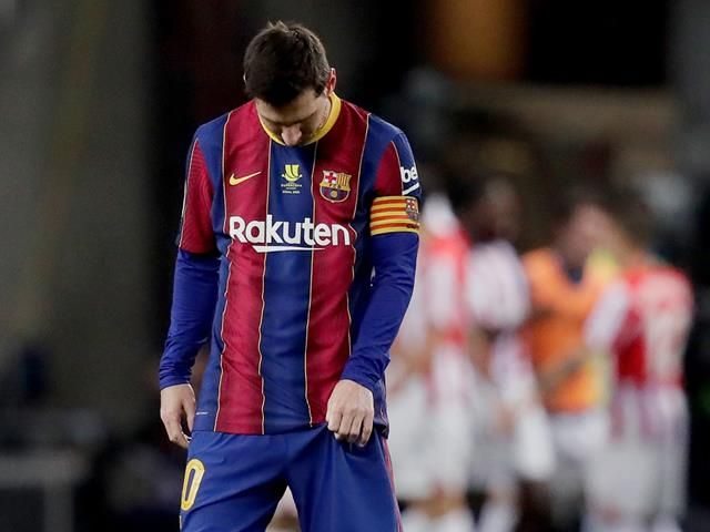 Lionel Messi's first-ever red hints at a mind focused away from ...