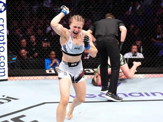 UFC London: Dominant Julija Stoliarenko produces armbar stoppage to ...