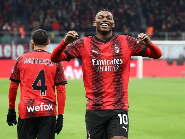 Try And Stop It You Cant Rafael Leao Rifles Home Stunning Opener For Ac Milan Against