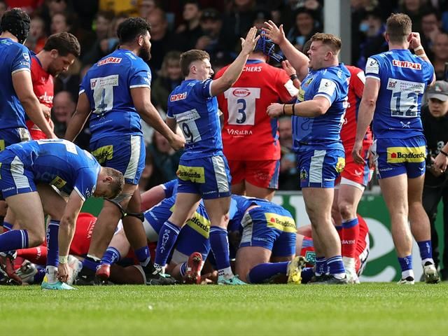 Ethan Roots powers over for Exeter's winning try in Champions Cup clash ...