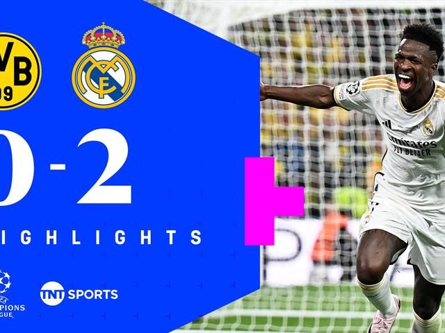 Real Madrid v Borussia Dortmund highlights - UEFA Champions League ...